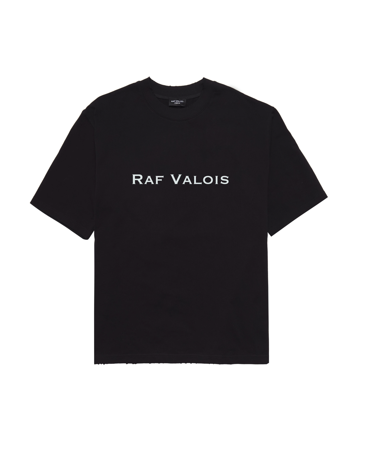RAF VALOIS LOGO TEE BLACK 22ss000t0 – Uphead